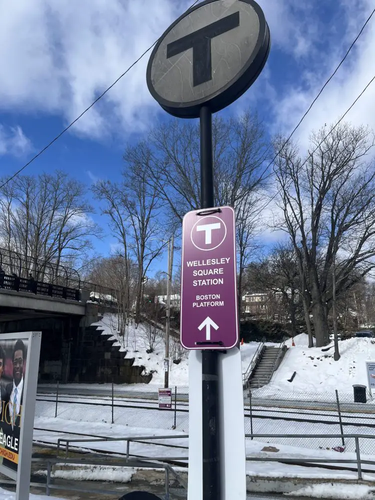 MBTA says accessible Wellesley Square train platforms to open Feb. 17 ...